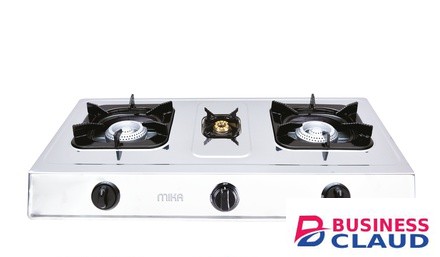 MIKA Table Top Tripple Burner with FREE 2 Metre Gas Pipe (MGS2203 ...